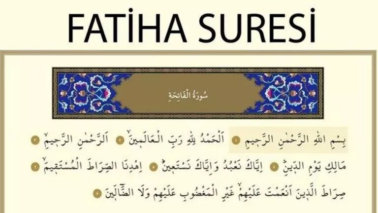 Fatiha Suresinin okunuşu ve anlamı. Fatiha Suresi nasıl indi? Fatiha ...